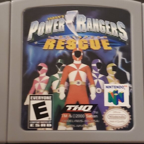 Video Games & Consoles | Power Rangers Lightspeed Rescue Video Game ...